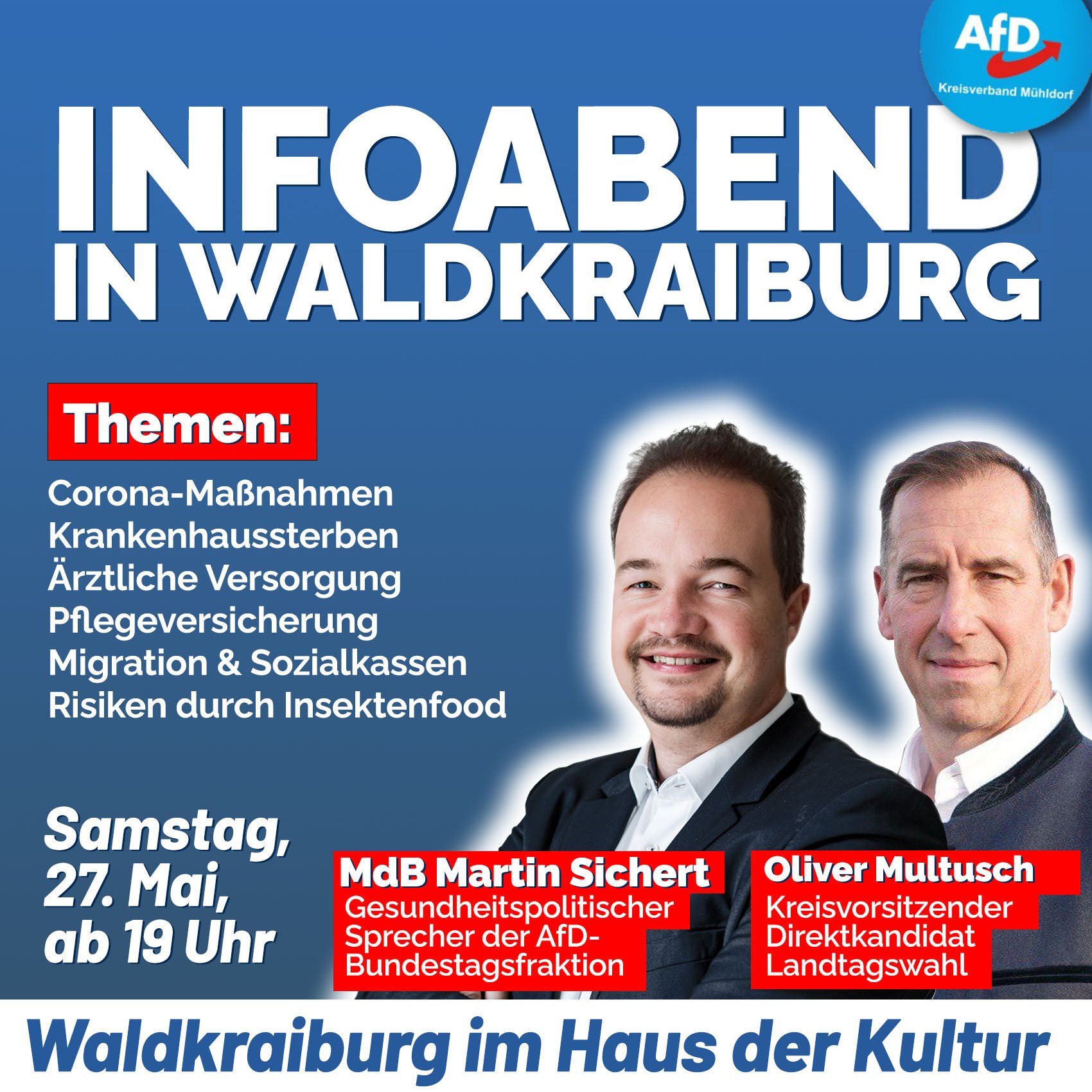 Der gesundheitspolitische Sprecher der AfD im Bundestag, Martin Sichert ...